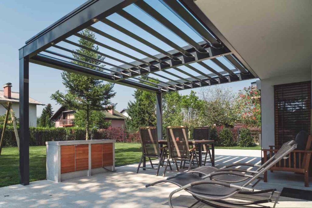 Gorgeous Pergola Roof Ideas To Enhance Your Outdoor Space - Home And Hues